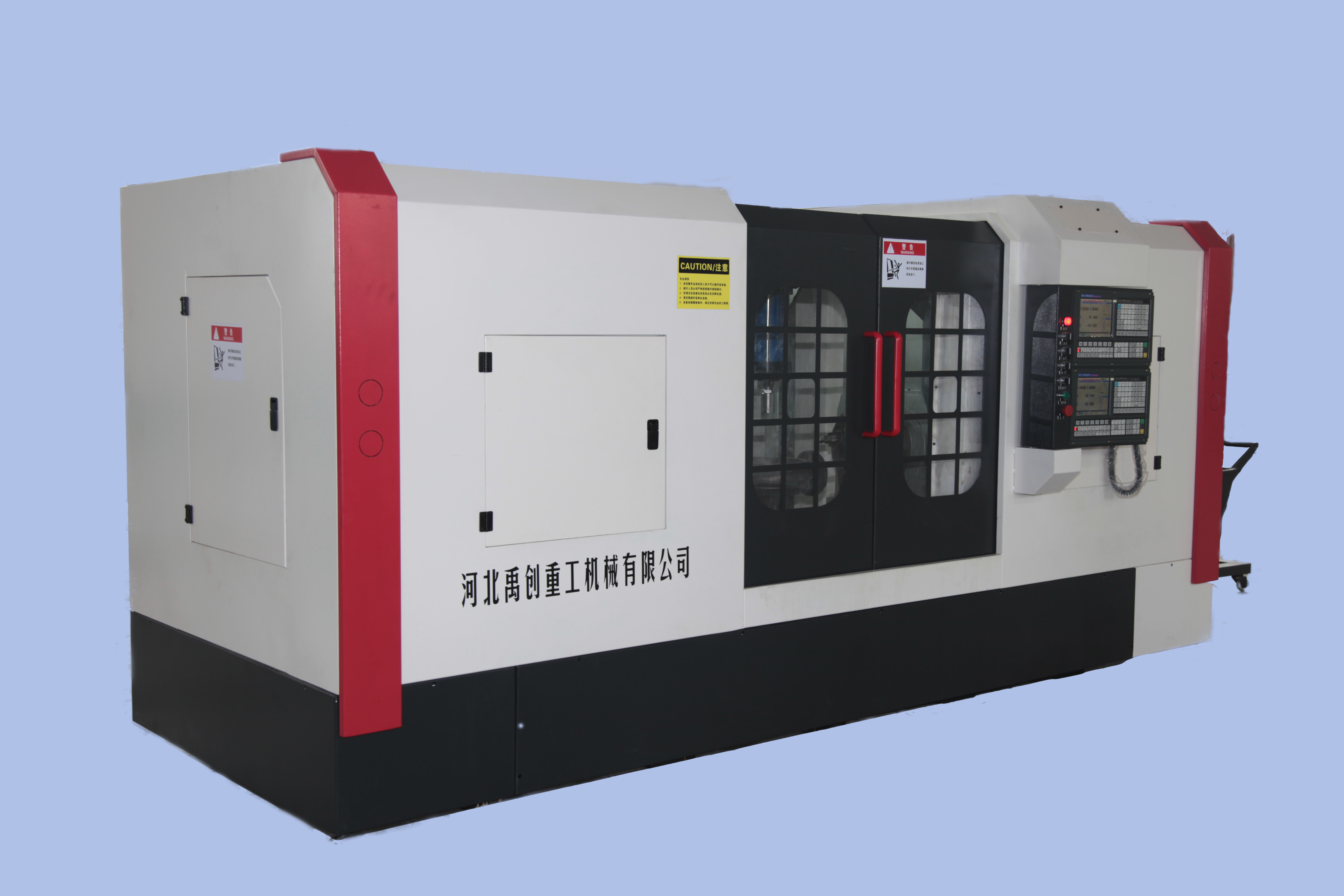 Six Position Butterfly Valve Cnc Lathe Machine Rotary Table Boring Machine