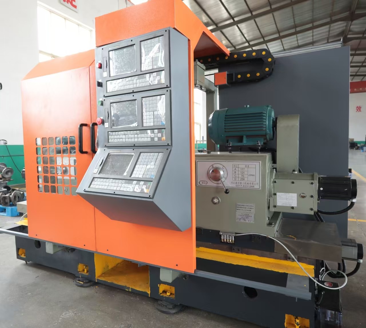 Swing Angle Three sided CNC Boring Milling Machine Lathe 5800kg